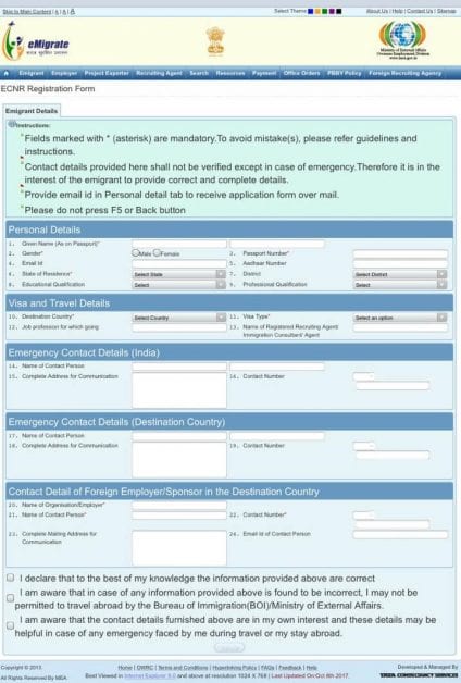 ECNR Online Registration Process | Here is How to Register - NepSort