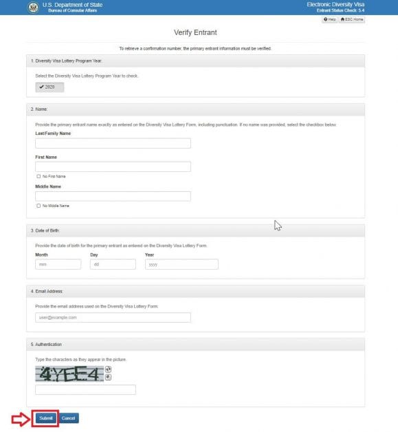 Check your EDV Lottery Result in 1 Minute | Check EDV Result