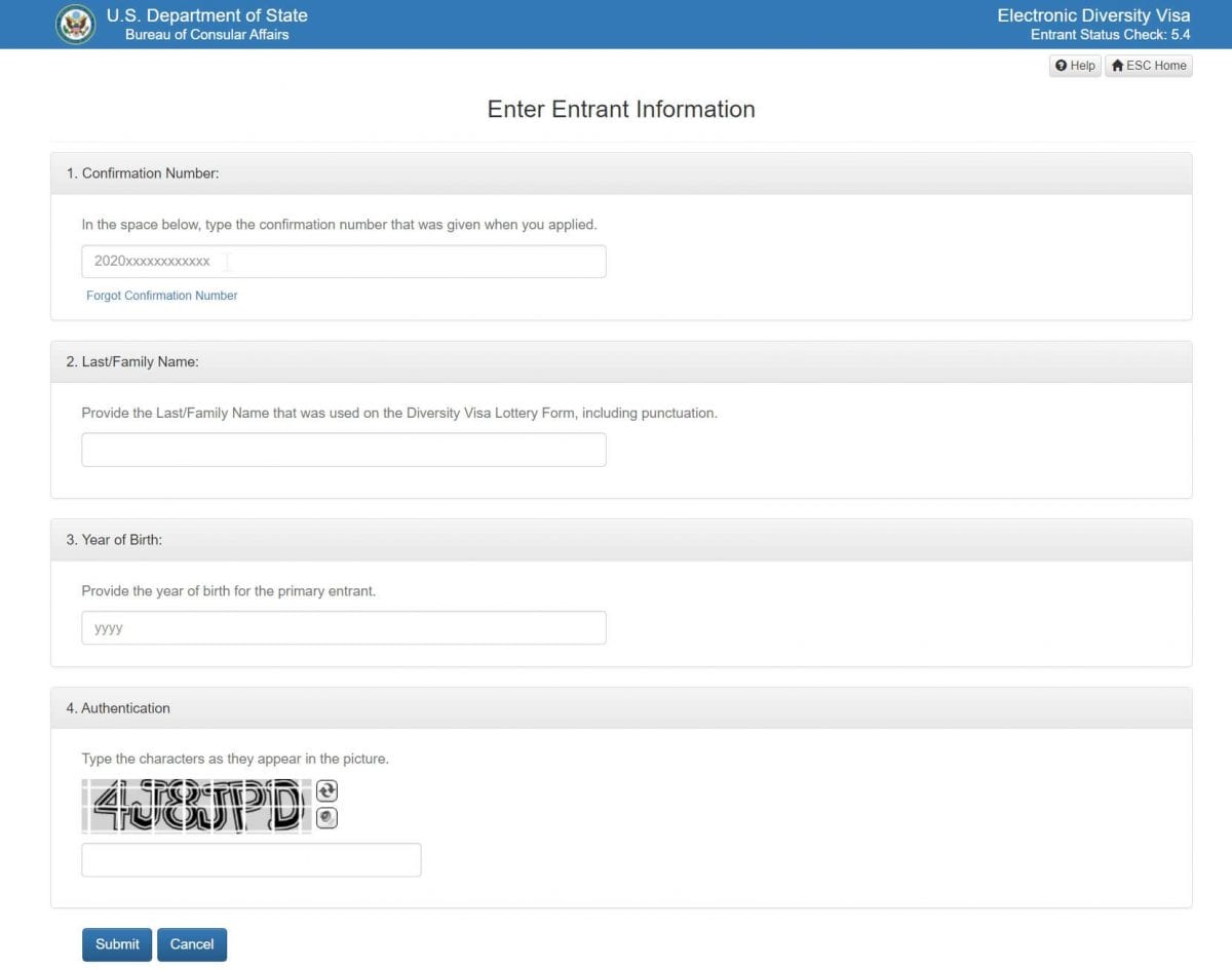 Check your EDV Lottery Result in 1 Minute | Check EDV Result