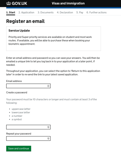 How to Complete the Online Application Form for UK Temporary Visa